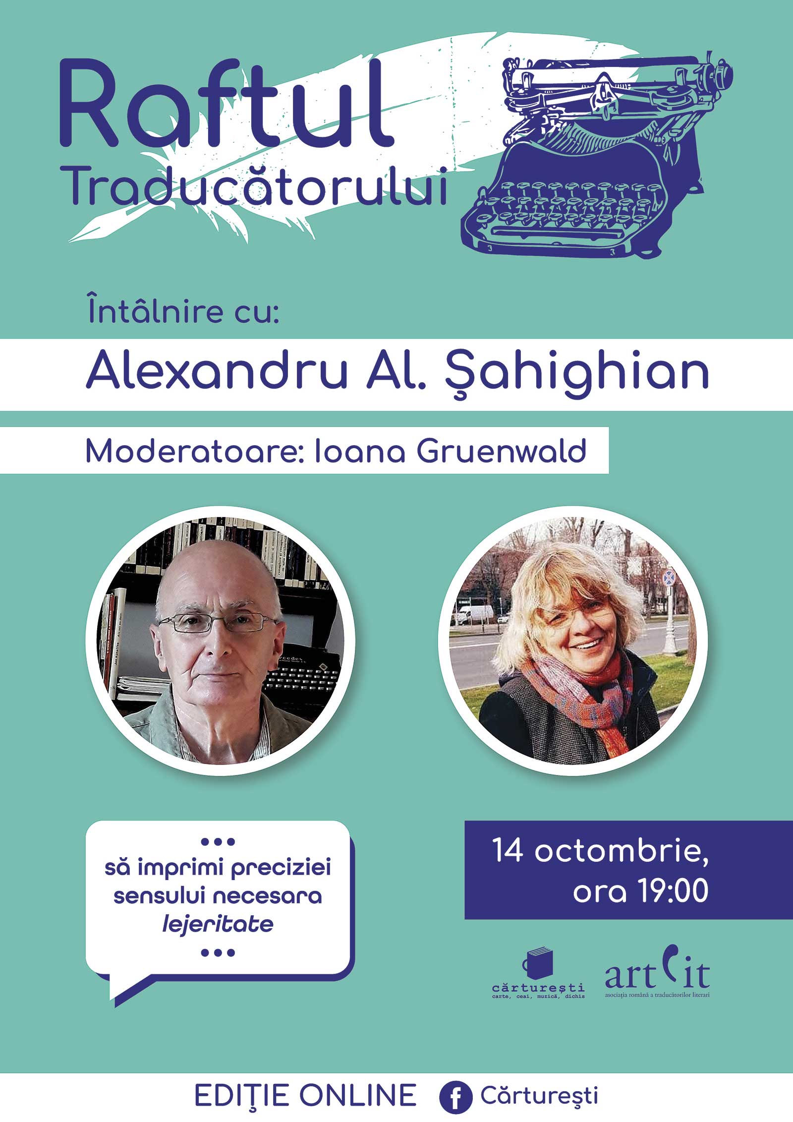Alexandru Al. Șahighian celebrat la Raftul Traducătorului - Filiala ...